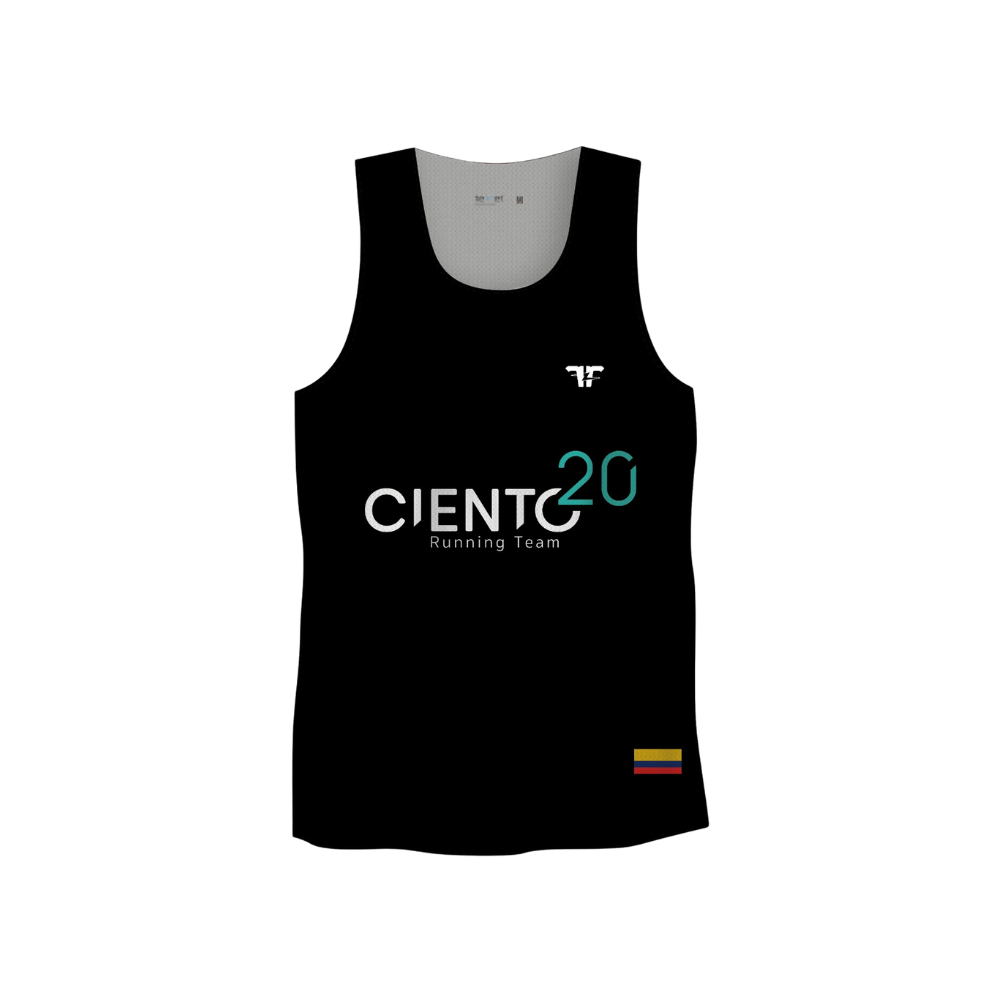 Esqueleto Negro Neón 2025 – Ciento20 Running